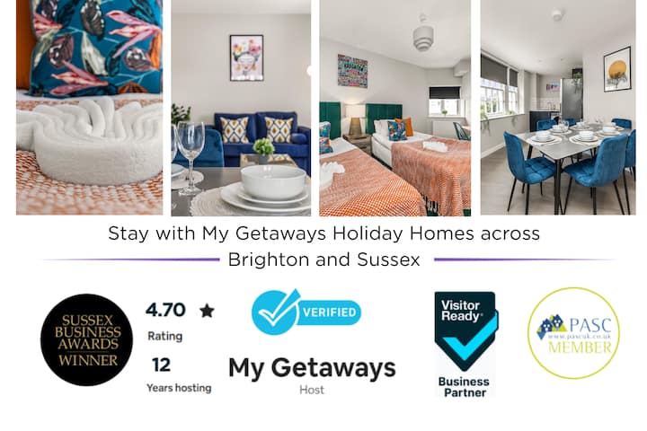 Buzzing Brighton Apartment 6 | By My Getaways - Brighton