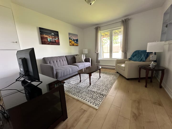 Bright 1br Ground Apt In St. John's, 10 Min To Dt - 聖約翰