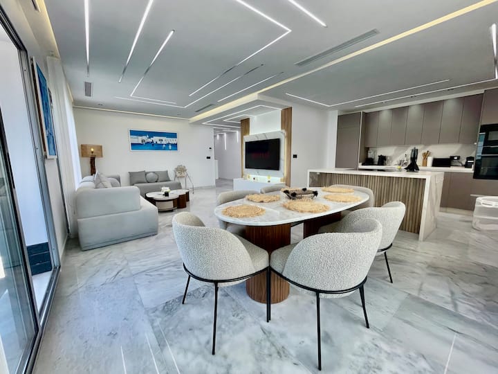 Penthouse Ultra Modern - Jacuzzi, Terrace & Bbq - Tangeri