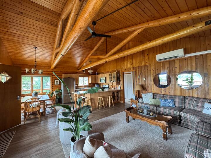 The Little Log Cabin On The Lake - North Dakota