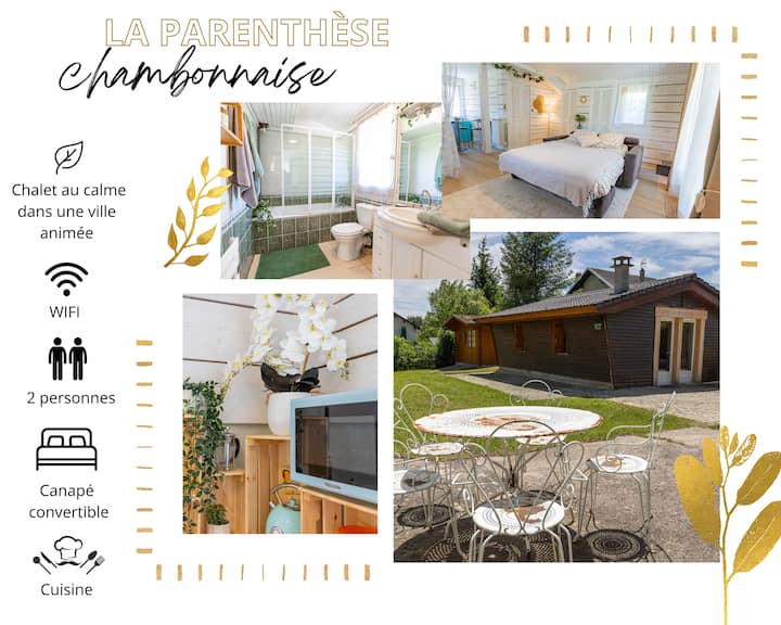 "La Parenthèse Chambonnaise" Chalet Cosy - Wifi - Le Chambon-sur-Lignon