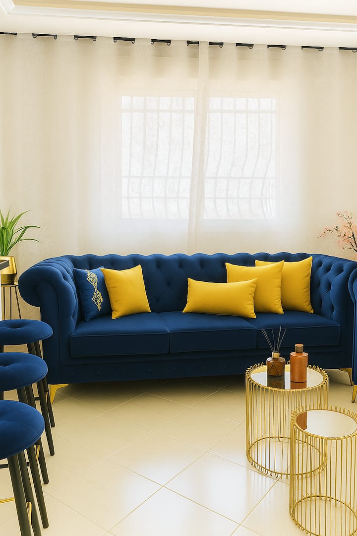 ÉLégant Appartement Déco Chic Et Ambiance Cosy - El Yadida