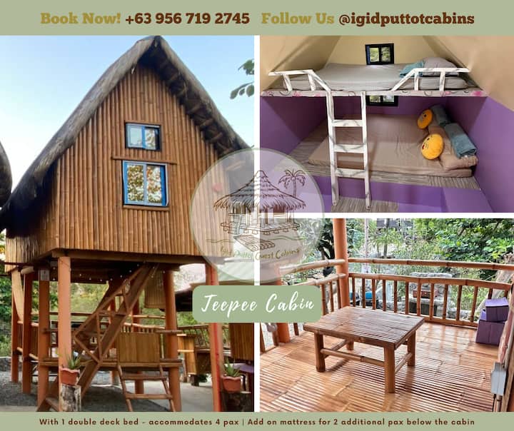 Igid Puttot Guest Cabins Teepee- Ipil - San Fernando