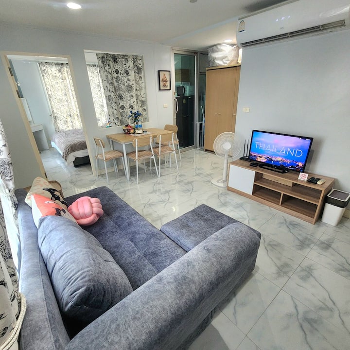 4ppl Walk To Bts And Pier, Skyview, Pool And Wifi - Bangkok
