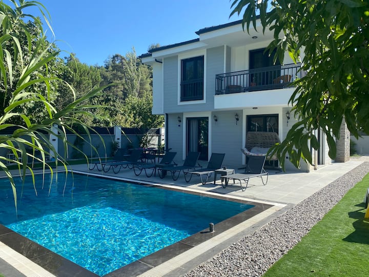 Lotus Villa In ÇAmlı Village, Jacuzzi And Pool - Akyaka
