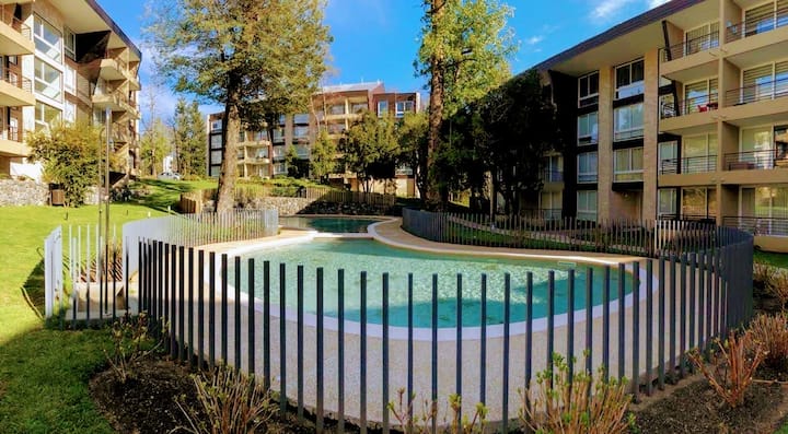 Pucón Depto Camino Al Volcán Con Piscina - Pucón