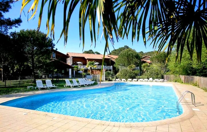 Studio- Piscine Et Plage à Pied - Labenne