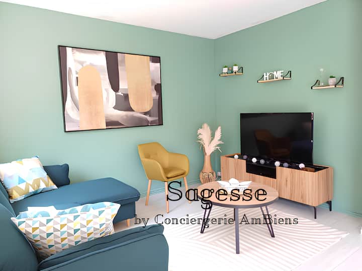 Proche Chu-4 Couchages- Parking Gratuit-local Vélo - Amiens