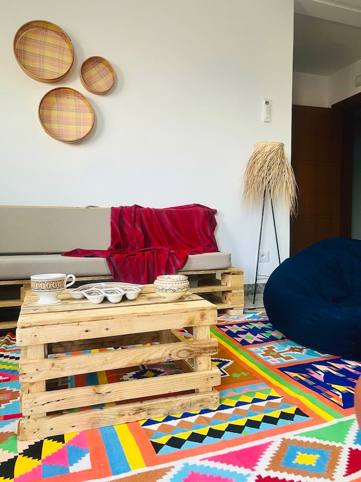 S+1 Location Estivale Hammamet Afh Mrezga Meublé - Nabeul