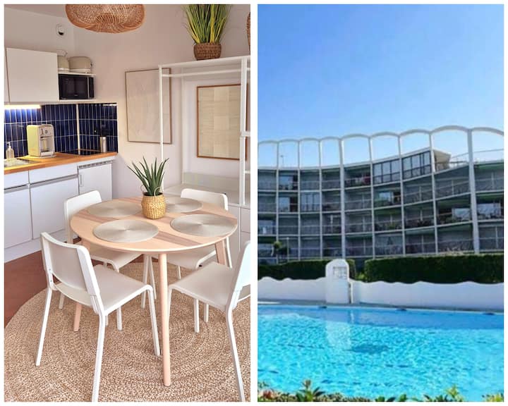 Studio Belles Plages 1 èRe Ligne Climatisé - La Grande-Motte