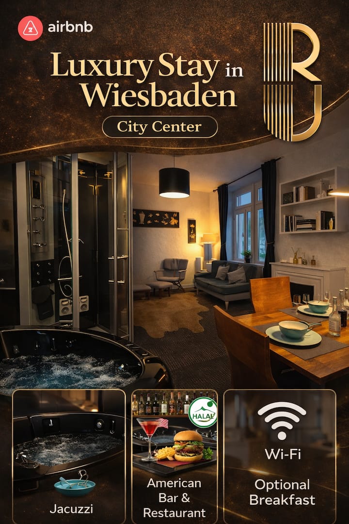Luxury Suite Mit Jacuzzi Im Zentrum - Wiesbaden-Sonnenberg