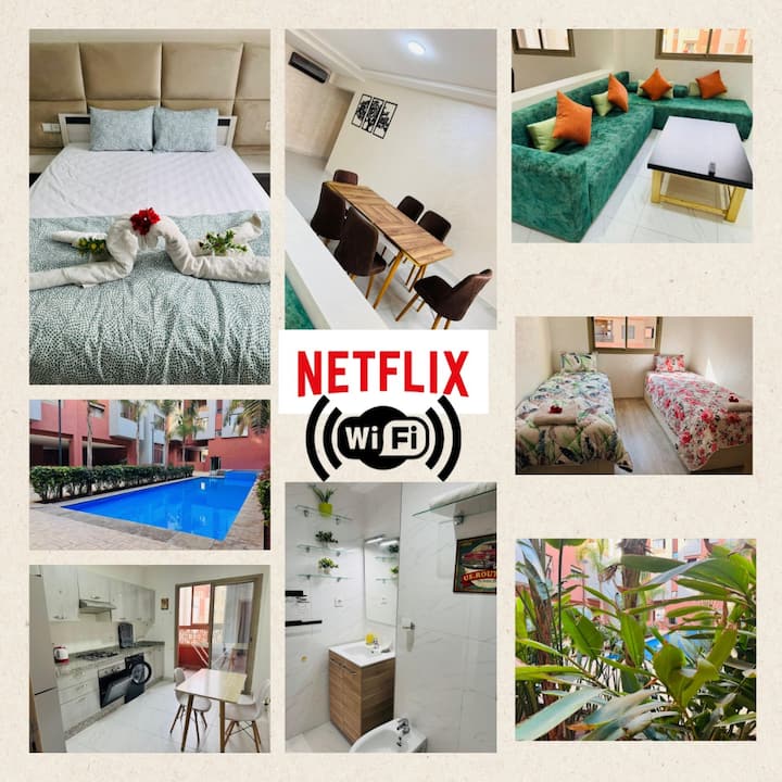 New Luxury Apartment With Pool Close To Everything - Marrakesh