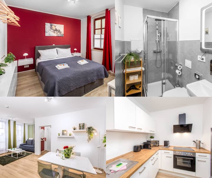 Prime City Apartment | Parking | Central | Kitchen - Magdeburg