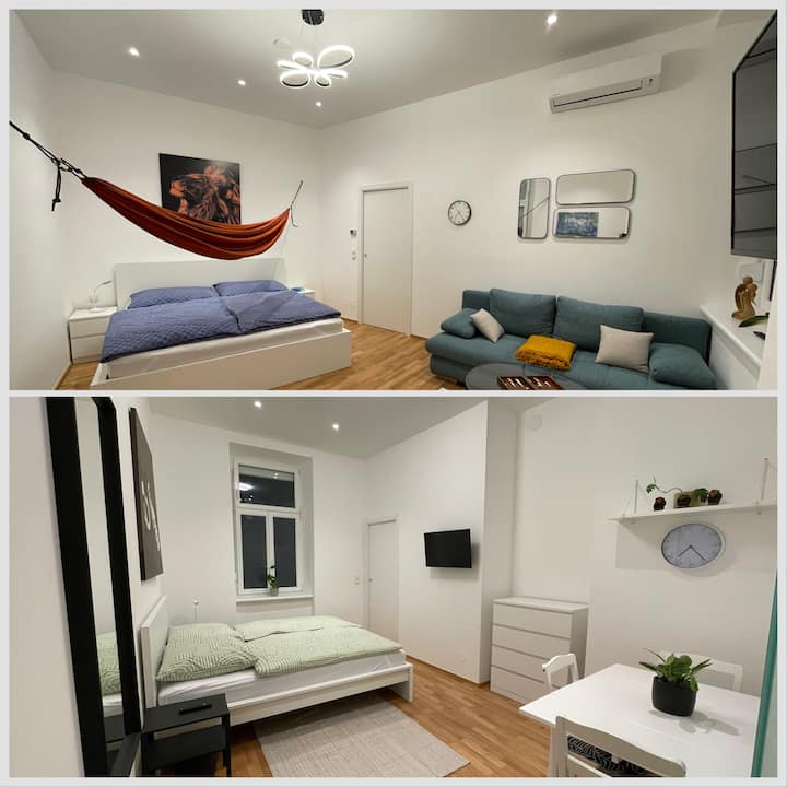 Sunny Keyless Ap With Hammock And Ac Near Prater - Bécs