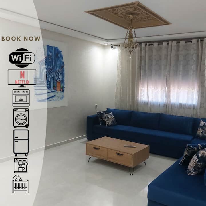 Stylish Apt,mountain View, Netflix|wifi|ac - Chefchaouen