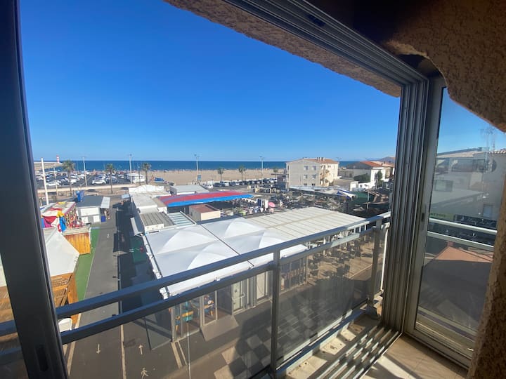 Le Grand Perouse - Clim - Vue Plage - 4 Personnes - Port-la-Nouvelle