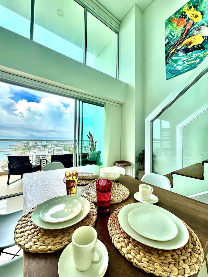 Duplex Vista Mar Cerca Ciudad Amurallada Y Playa - Cartagena, Colombia