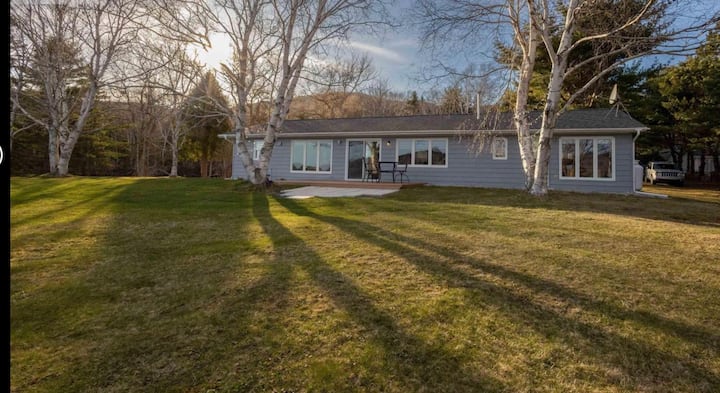 Serenity Under Seal Island Bridge - Cape Breton Island