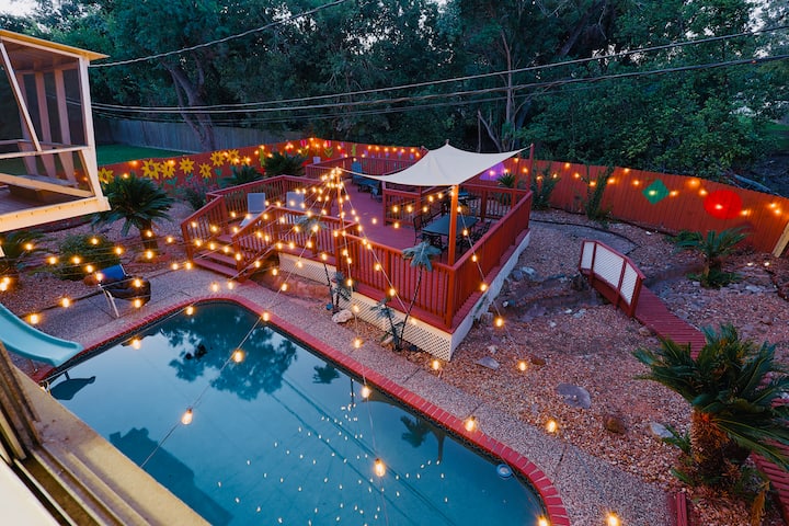 Joyfulboho*caribbean Style*pool*5bdr*tv*13beds - Houston, TX
