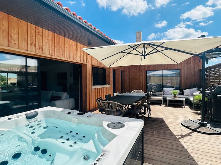 Maison Montaigne Ô Bassin, Piscine & Jacuzzi - Arcachon