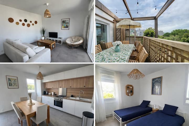 T3 Capacité 6 Personnes à 4,6 Km De La Plage - Labenne