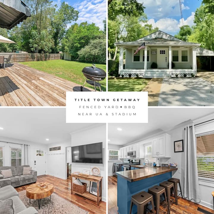 Ua Getaway, Private Yard, Bbq, Deck & Full Kitchen - Tuscaloosa, AL