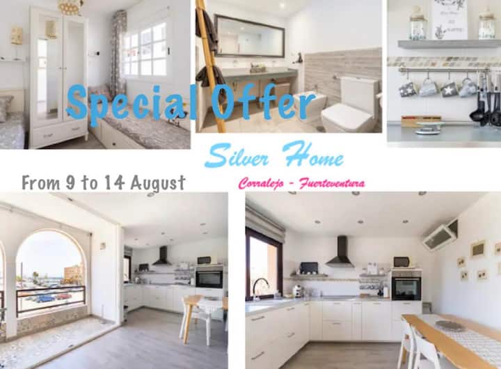 Silver Home - In The Famous Calle Iglesia-sea View - Corralejo