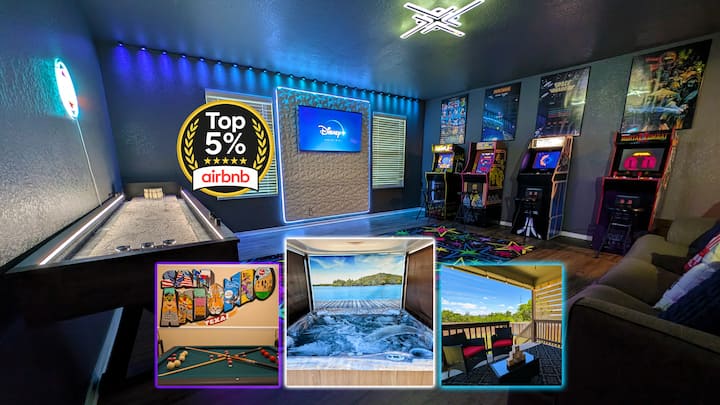 Gaming-hot Tub-seaworld-bmt-pool-mural-king Beds - 聖安東尼奧