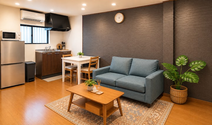 60m² 3ldk 6 Ppl Classic House 3 Min Station丨namba - Osaka