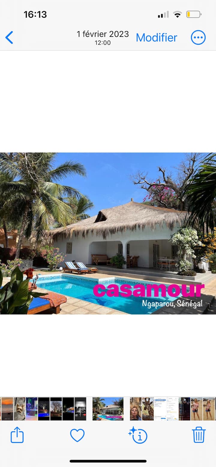 Villa « Case Amour » Sénégal
Ngaparou Saly - Senegal