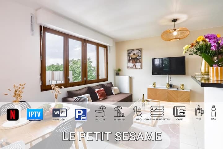 Le P’ti Sésame 10’paris-spa•terrasse•parking•6pers - Sarcelles