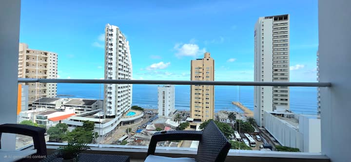 Infinity Pool,balcony,near Old Walled City & Beach - Cartagena