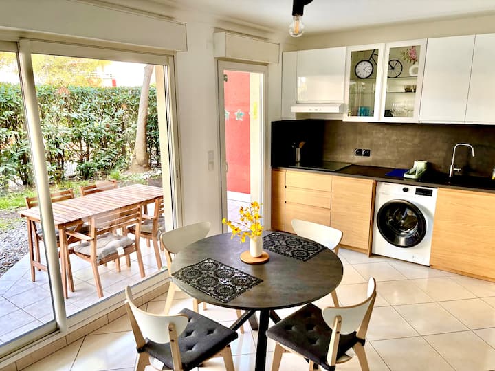 Juan Flore - Proche De La Mer, Jardin Et Piscine - Antibes