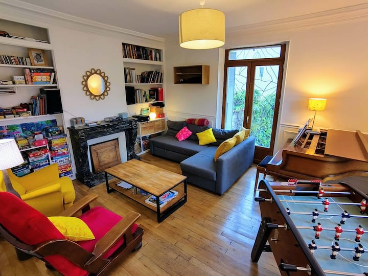 Maison 4 Chambres, Jardin, Lumineux, Proche Métro - Montreuil-sur-Mer