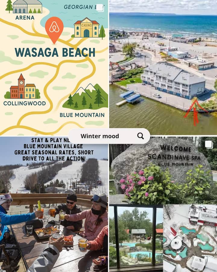 Double Waterside Beach Oasis Close To Blue M - Wasaga Beach