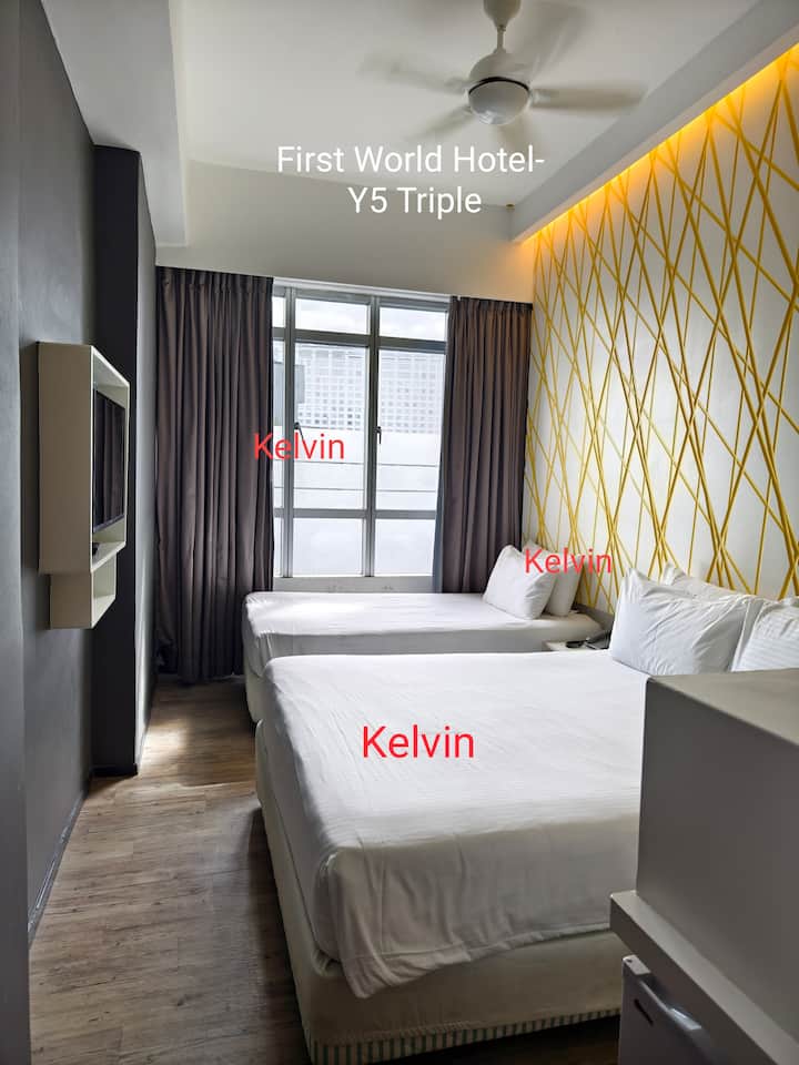 Genting -First World Hotel- Triple Room.3-4pax - Genting Highlands