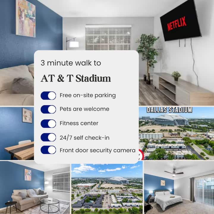 1br | At&t, Globe Life & Texas Live + Parking - Arlington, TX