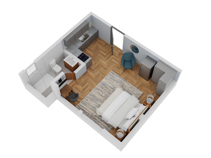 Studio Room With Kitchen, Accra - 2c - Ghana