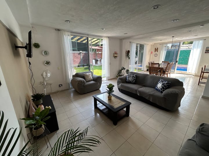 Salón De Juegos, Alberca, Billar, Terraza, Asador - Jiutepec