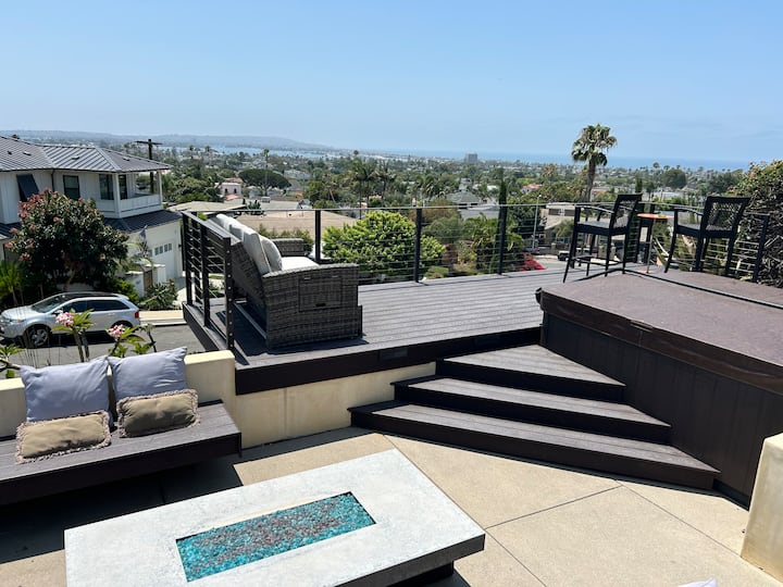 Beach Views For 2! Jacuzzi, Fire Pit - Miramar - San Diego