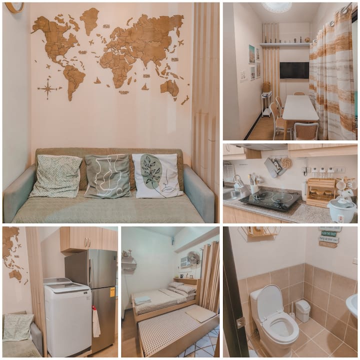 1br Ground Flr W/ Free Wifi, Netflix,near Airport - Las Piñas