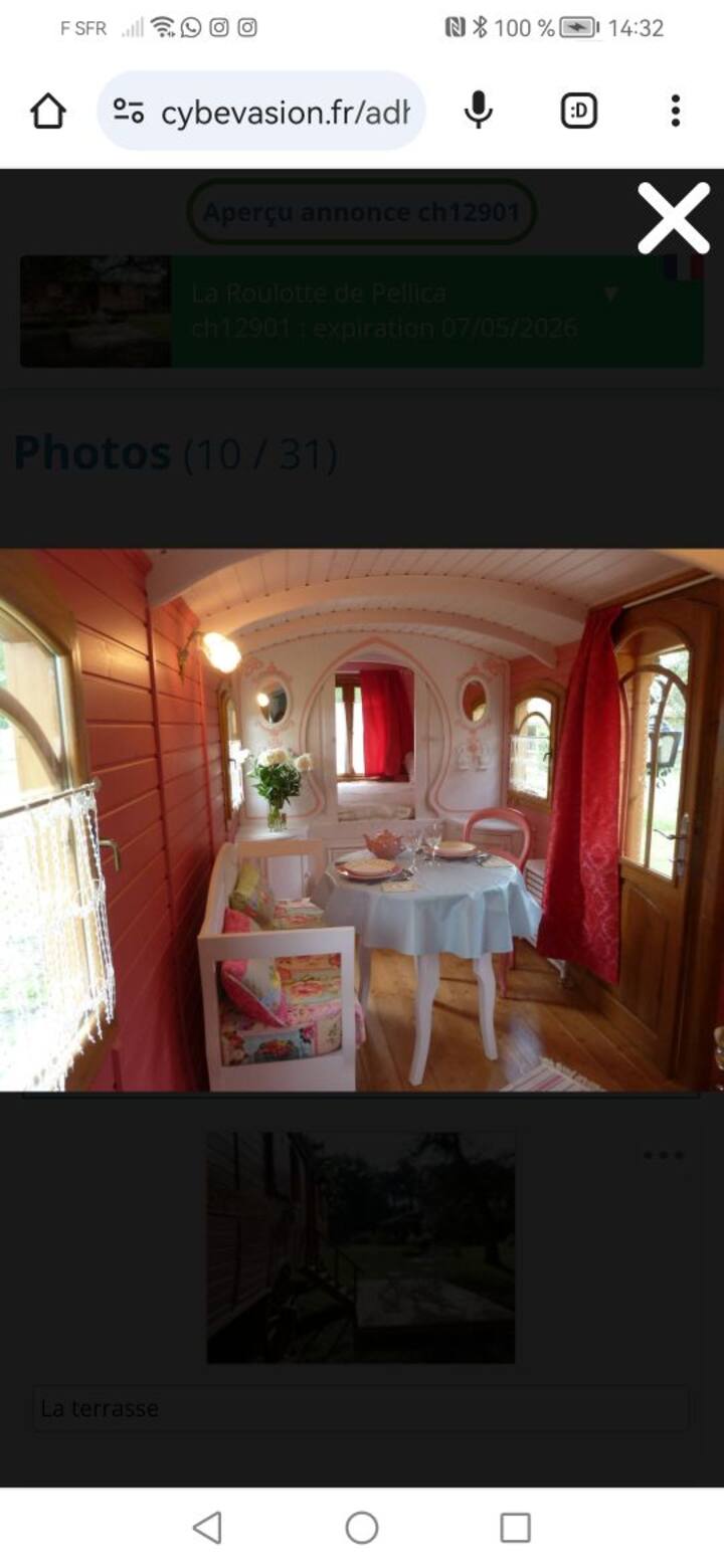 La Roulotte - Lit-et-Mixe