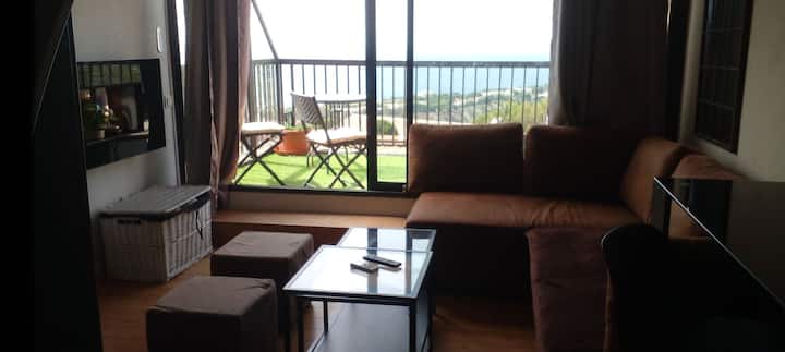 Studio Vue Mer Avec Piscine. - Cap Canaille