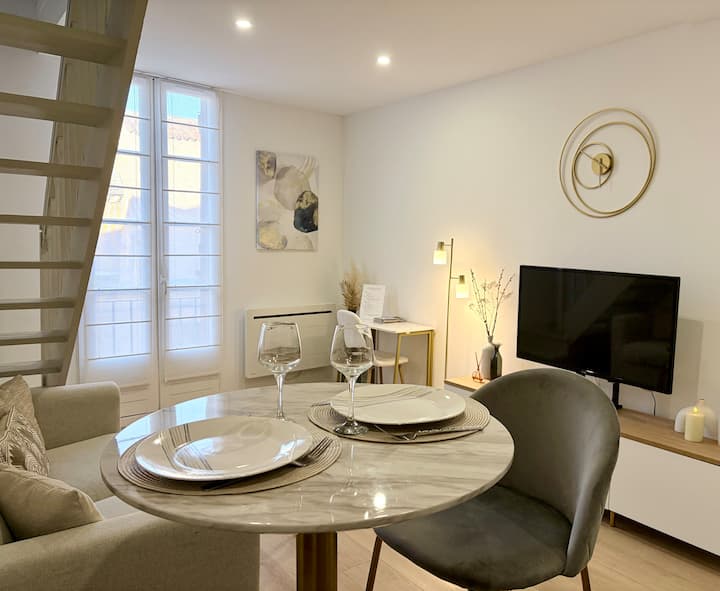 Golden Duplex Cosy Calme, Centre, Clim, Parking - Narbonne