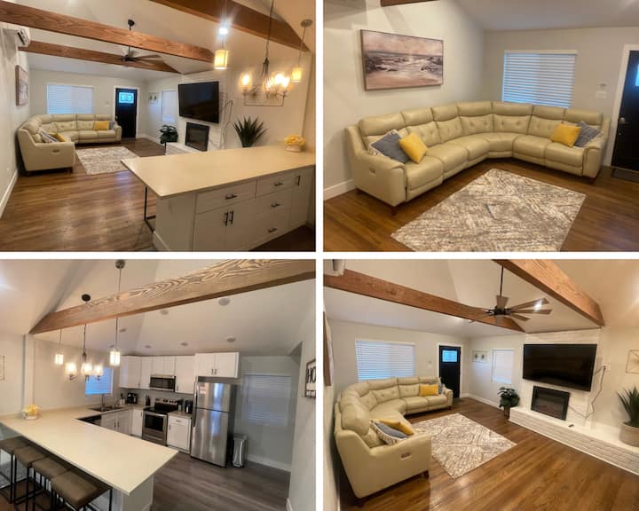 Lux Lovely White Casita 3br/2ba - 克拉馬斯福爾斯