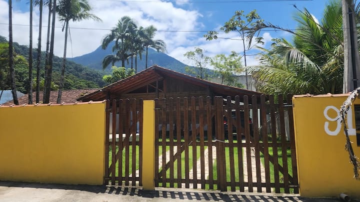 Casa No Recanto Verde Mar Com Piscina - Caraguatatuba