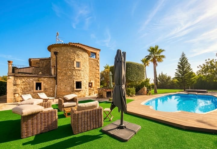 Familienfreundliche Finca Mit Malerischem Garten - Selva