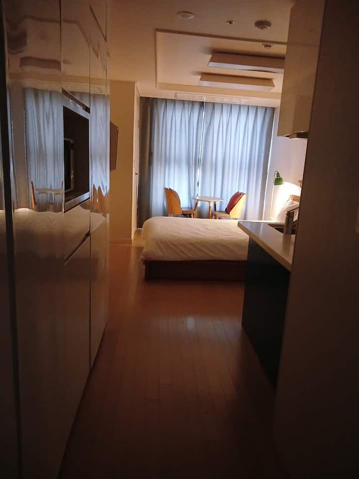 C-b51#해변 110m#무료주차헬스#정수기#출장적합#단기임대#시티뷰#침구청결 - Busan