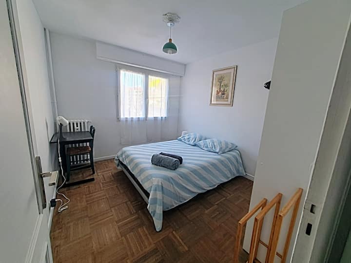 Centre Antibes T3 Climatisé Plage -De 10min à Pied - Villeneuve-Loubet