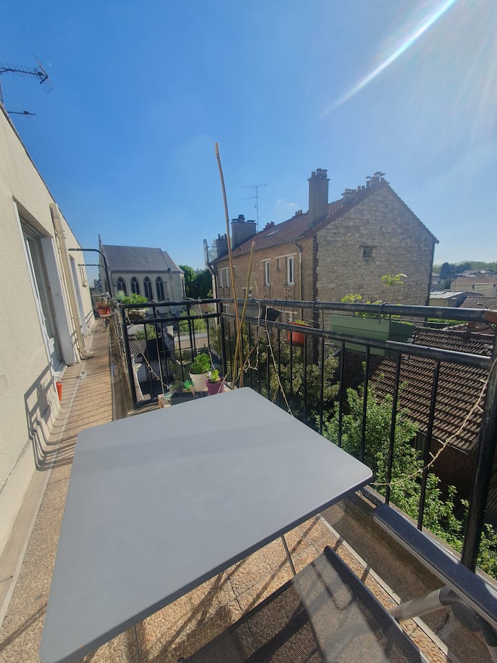 10min De Montparnasse En 1 Station - T2 Terrasse - Malakoff
